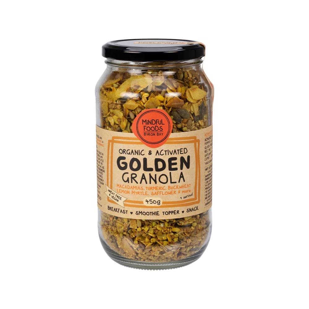 Golden Granola Organic & activated – paradise blue